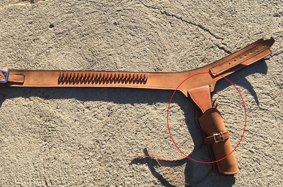 Gunsmoke Western Drop Loop Gun Belt with Holster [DRGNSMK] : Old ...